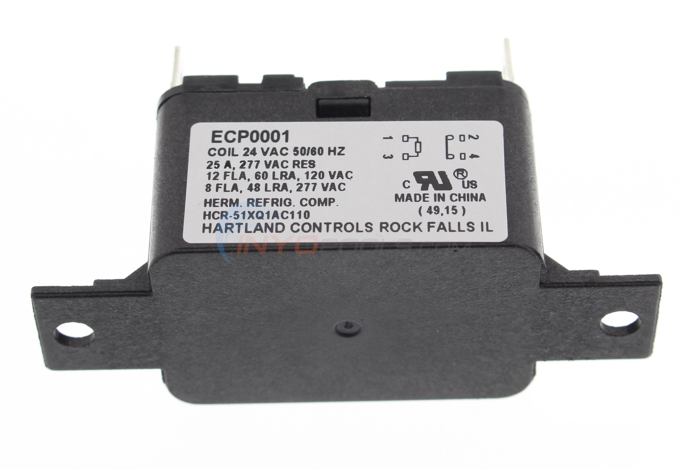 AquaCal FAN RELAY 24 VOLT CONTACTORS - ECP0001 - INYOPools.com