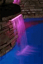 Fiberstars 48" Rain Waterfall W/ 45' of 100 Strand Fiber - INYOPools.com
