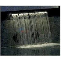 36" Color Light Streams Lighted Rain Waterfall with an 8' run of fiber ...