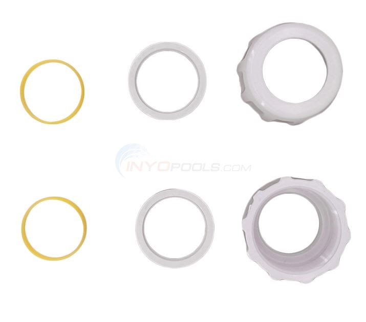 Salt & Swim 2" Ring, Collar and Nut Set - GLX-DIY-CCN2 - INYOPools.com