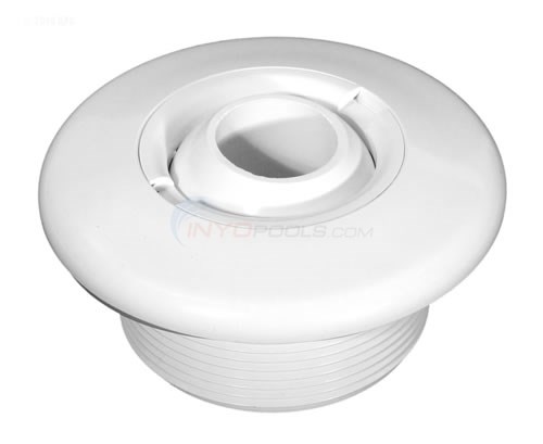 Standard Pool or Spa Wall Fitting Complete, Less Nut, White - 50 ...