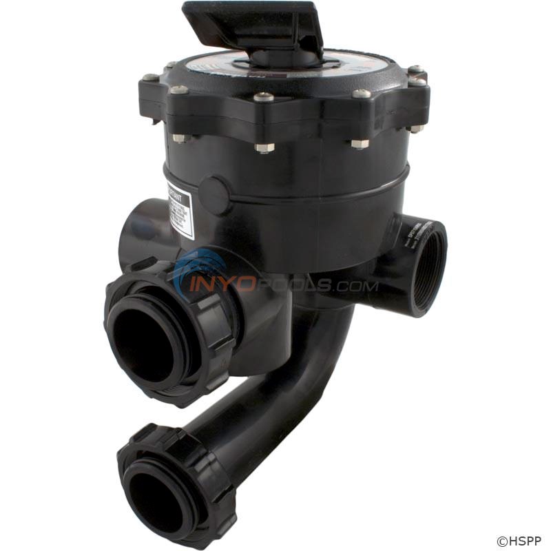 Hayward Vari-Flo Multiport Backwash Valve for DE Filter, 2" FPT ...