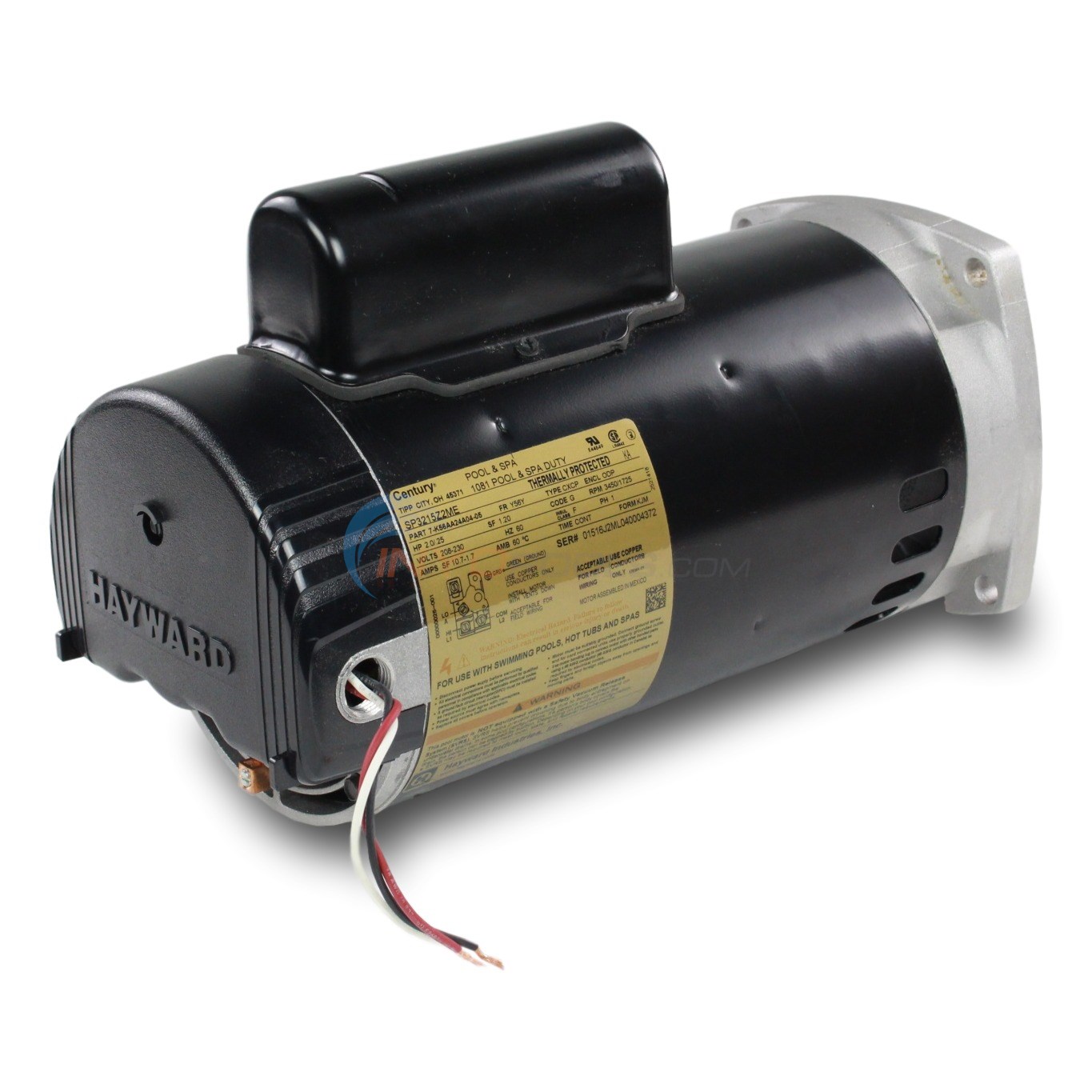 Hayward Motor, 2hp Maxrate, Tristar, 115 208-230v, Dual Speed - SP3215Z2MER - INYOPools.com