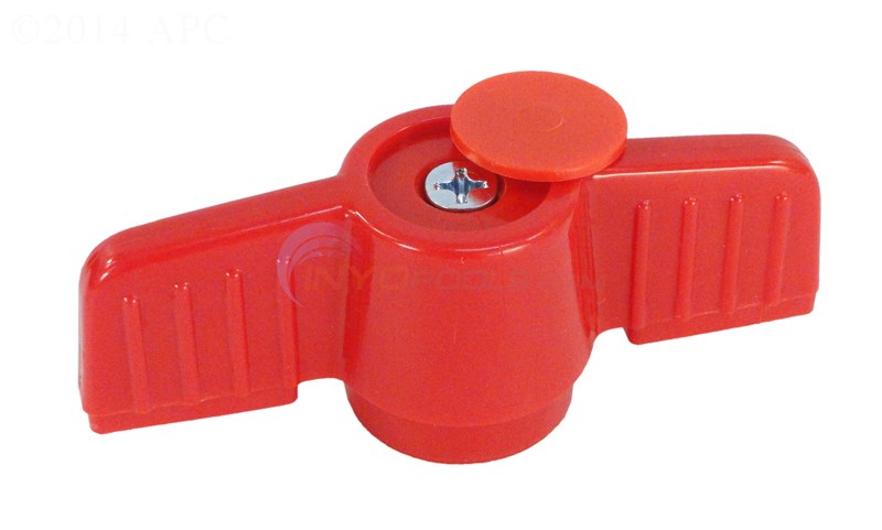 Red Handle for 2" Ball Valve - HMIP200HANDLE - INYOPools.com