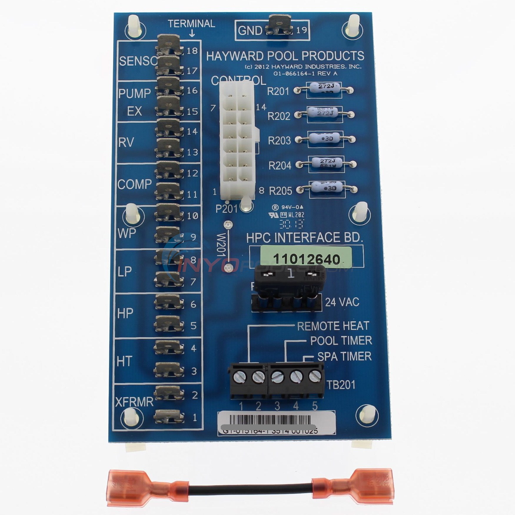 Hayward Interface Board Summit Heat Pump SUM5 - HPX11023509 - INYOPools.com