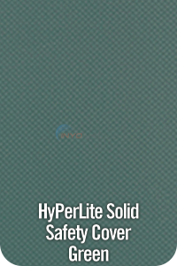 Custom In ground safety cover HyPerlite Solid with Mesh Green 20 x 31-6 ...