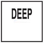 Inlays Depth Marker 8" Skid-Resistant Tile Deep (1 Tile) - INYOPools.com