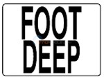 Depth Marker-Plastic Stickon 4.25" x5.75" Smooth Foot Deep - INYOPools.com