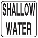 Depth Marker-Vinyl 8" Skid Resistant Shallow Water (8" Length ...