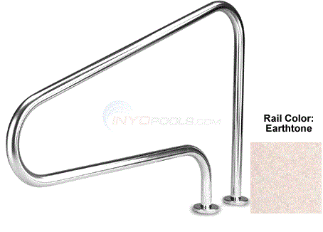 D3D 50" Pool Hand Rail - Earthtone Color - Clearance - INYOPools.com