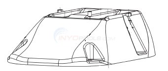 Interfab 6'/8' Edge Base- White - EDGEBASE - INYOPools.com