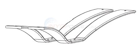 Interfab 6'/8' Edge Spring Assembly- White - EDGESPRING - INYOPools.com