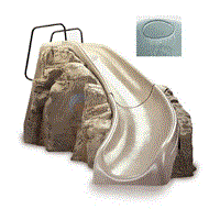 Interfab Slide Rock Right Tan Slide & Sandstone Rock - INYOPools.com