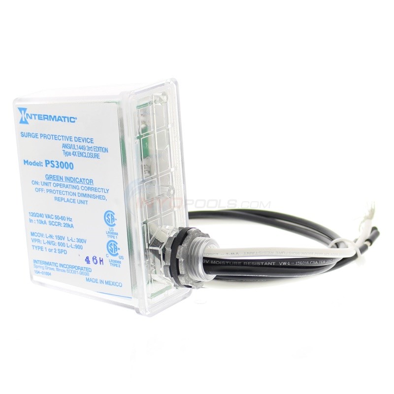 Intermatic Pool Equipment Surge Protector 120V / 240V - INYOPools.com