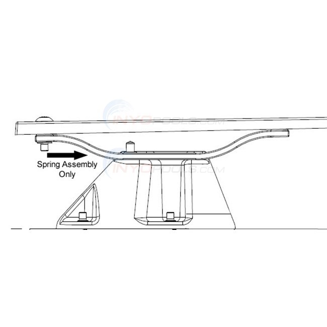S.R. Smith Salt Pool 8' Spring Assembly Taupe - 692096810 - INYOPools.com