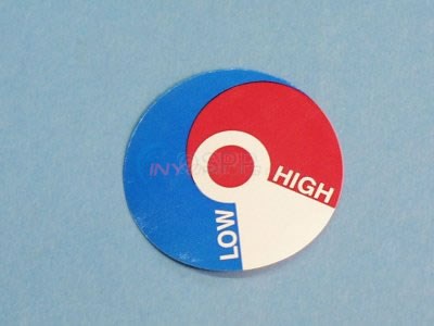 Label, for Thermostat - LABEL-THERMOSTA - INYOPools.com