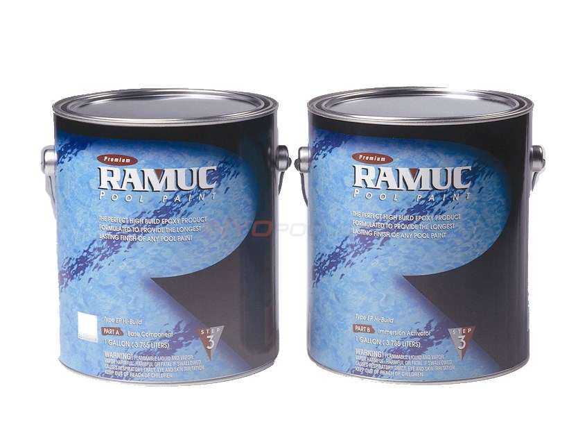 RAMUC Pool Paints EP Hi-Build Epoxy - 1 Gal. - White - NA617 ...