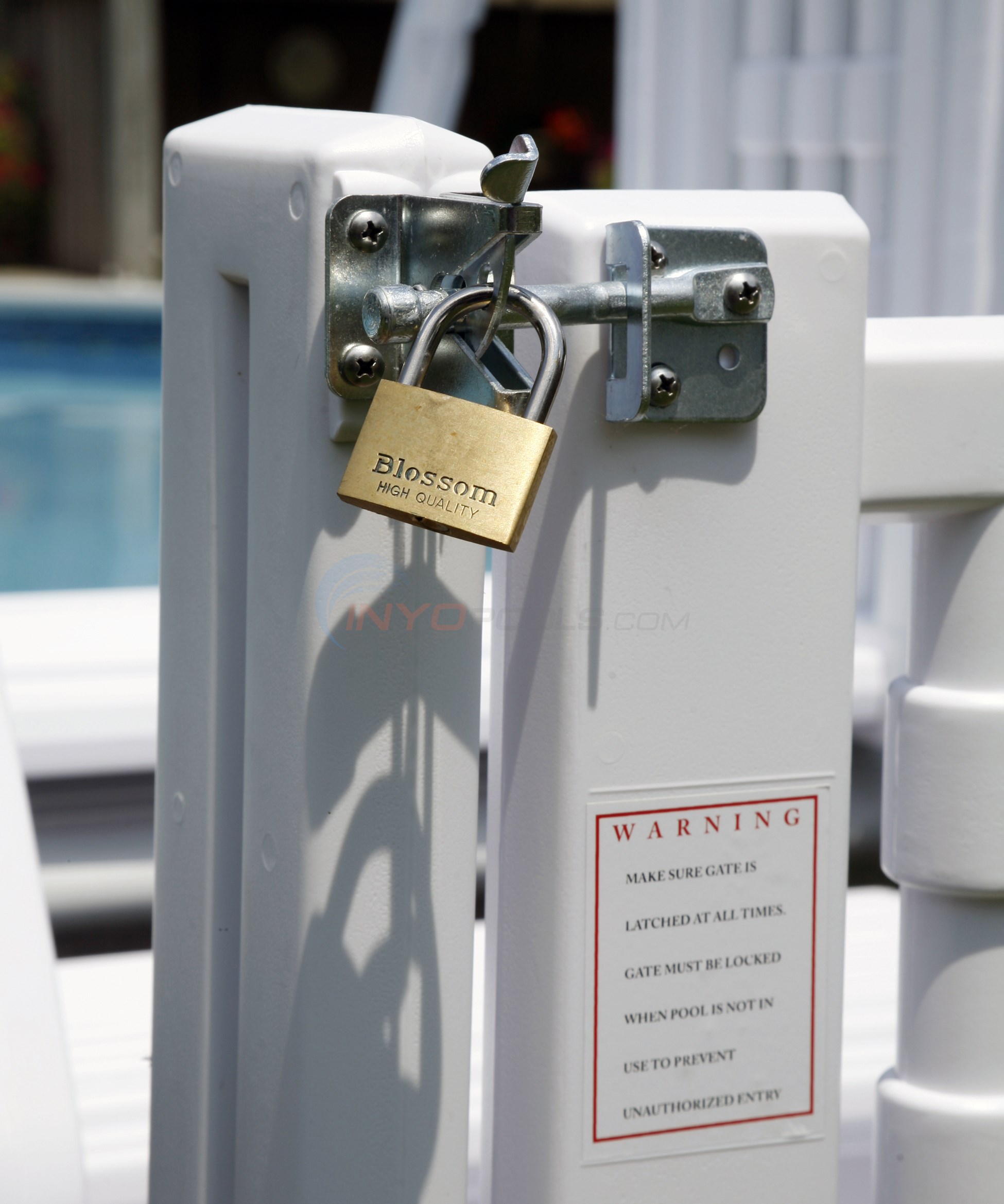 Blue Wave Easy Pool Step Entry System W/ Gate - NE138 - INYOPools.com