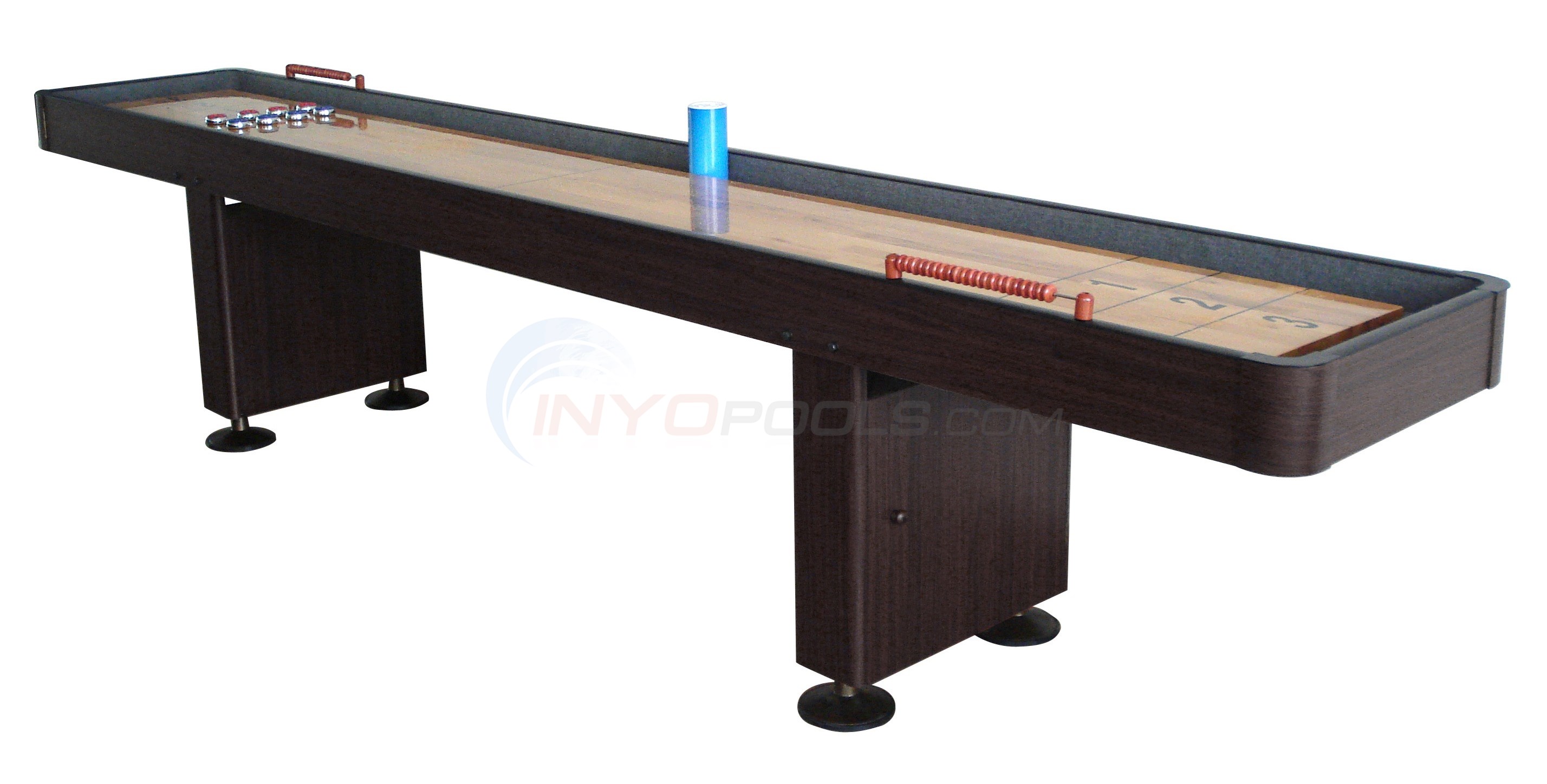 Harvil Shuffleboard Table 12' Dark Cherry - NG1214 - INYOPools.com
