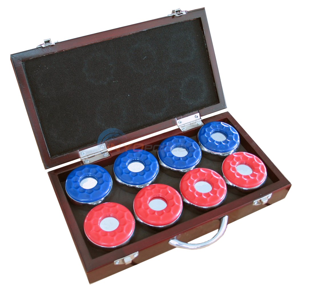 Harvil Shuffleboard Pucks in Wooden Box - NG1223 - INYOPools.com