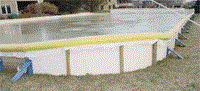 NiceRink Radius Side Boards 12" X 8' X 5/8" - RB012AC - INYOPools.com