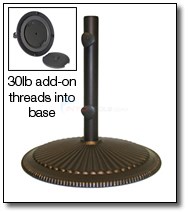 Blue Wave 80 lb Classic Iron Base Weight - NU5408 - INYOPools.com