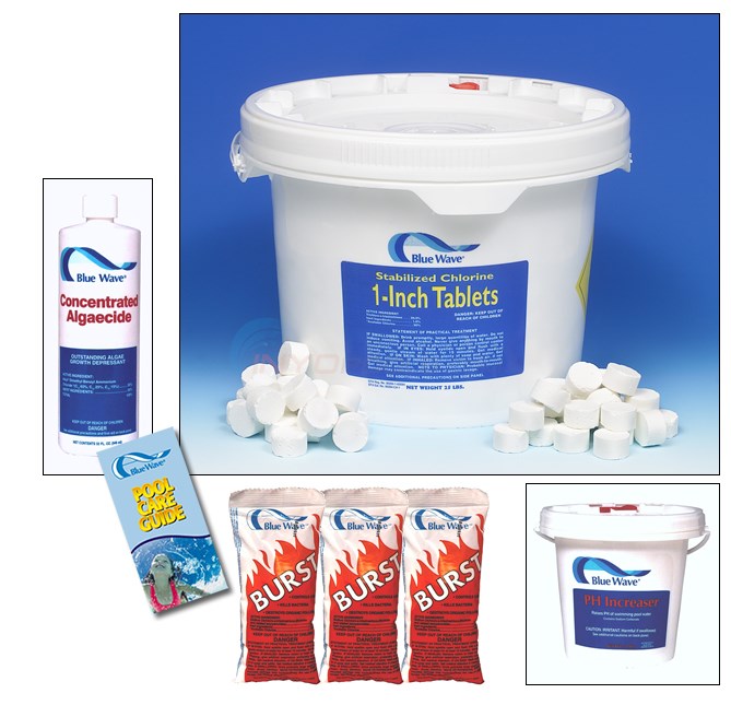 Blue Wave 1" Tab Chemical Sample Kit - NY991 - INYOPools.com