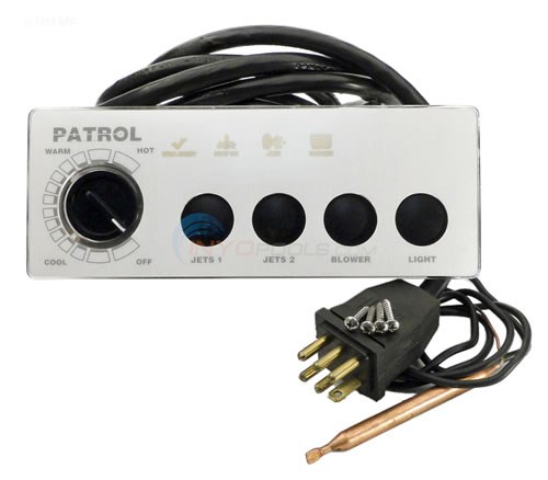 Spa Parts Plus Control, 4 Button, 10' Cord (s46010100) - INYOPools.com