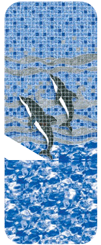 10x15 Oval Dolfina T/p 52'' Std. Bead - 1015ODFDF52S - INYOPools.com