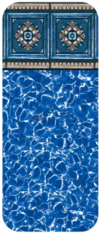 15x27 Oval Westminster T/p 48'' Std. Bead - 1527OWEWE48S - INYOPools.com