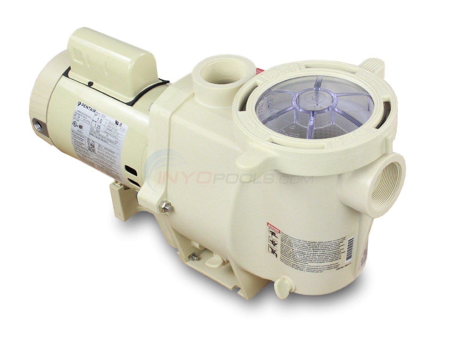 Pentair Whisperflo Pump 1 HP - WF-24 - INYOPools.com