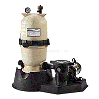 Pentair EasyClean DE 1.5 HP OptiFlo Pump W/ 30 Sq. Ft Filter System ...