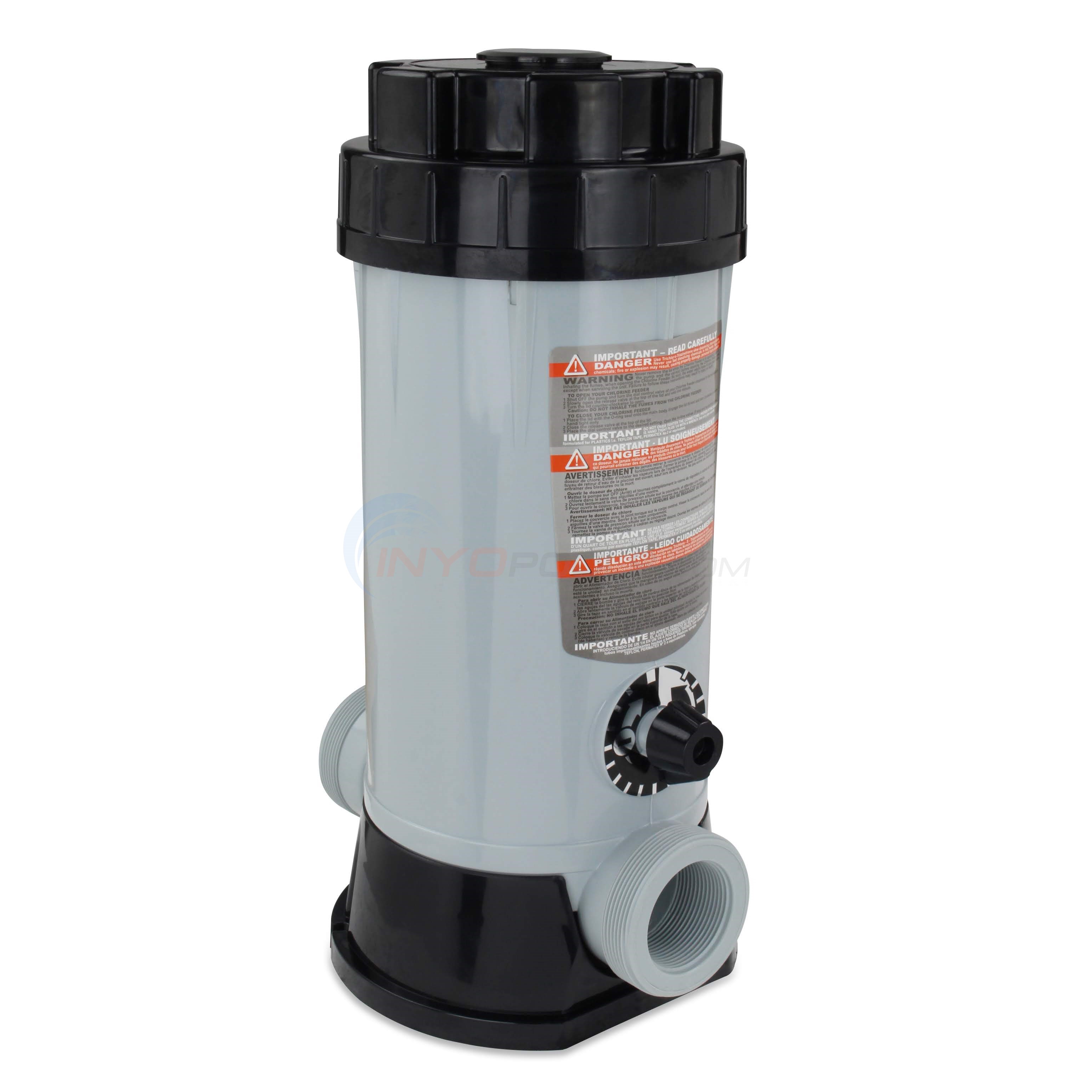 Inline Chlorinator for Pool, Holds 9 Lbs of Tablets | By Pureline ...