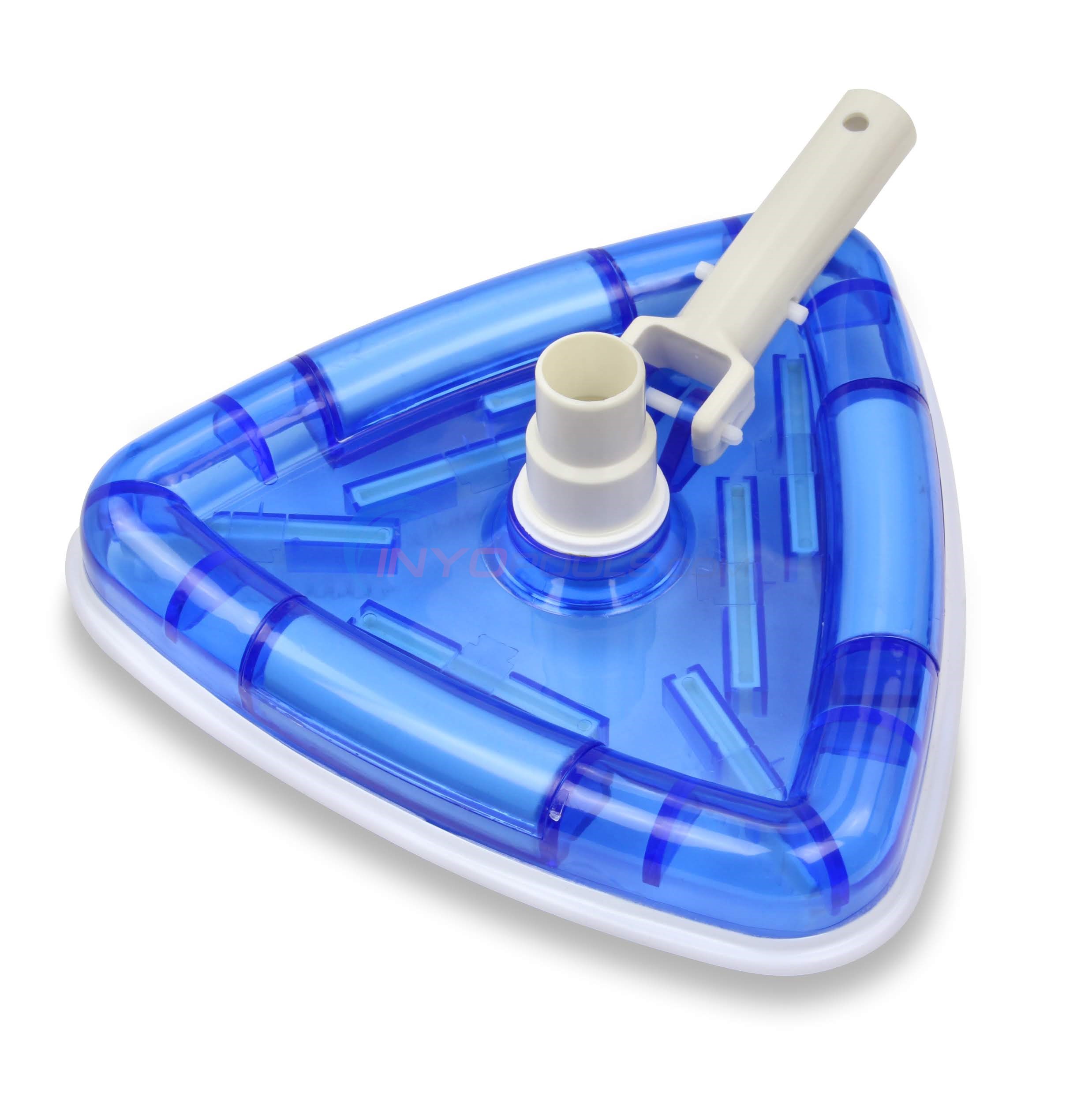 Pureline Clear Triangular Vac Head-Deluxe - NA310 - INYOPools.com