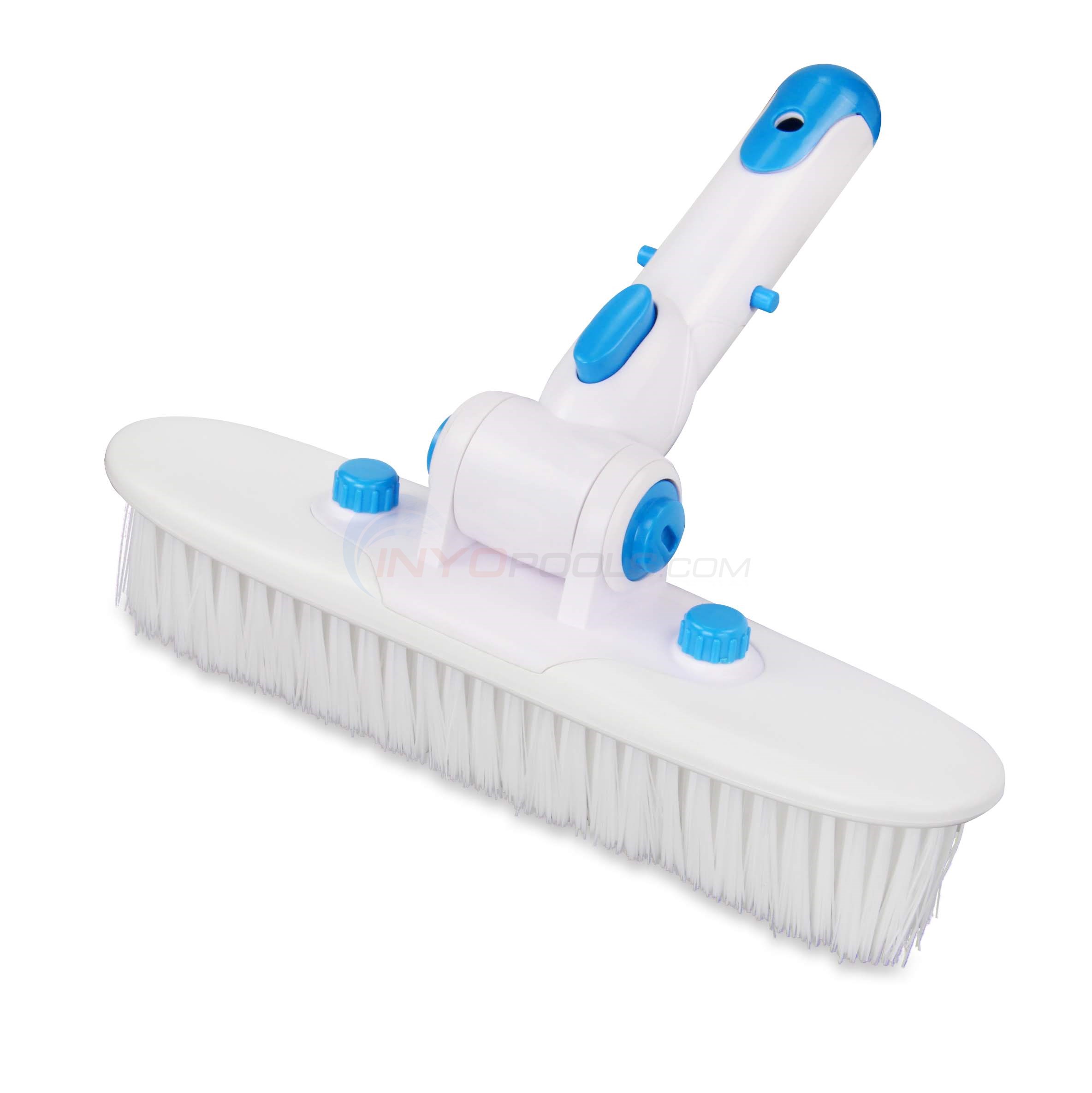 Pureline 10" Deluxe Pool Brush with Easy Button - PL0076 - INYOPools.com