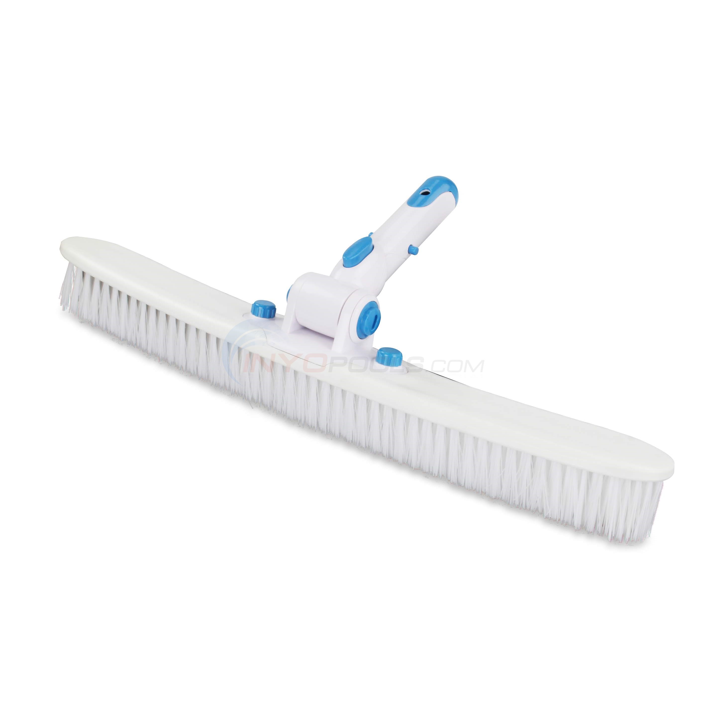 Pureline 18" Deluxe Pool Brush with Easy Button - PL0077 - INYOPools.com