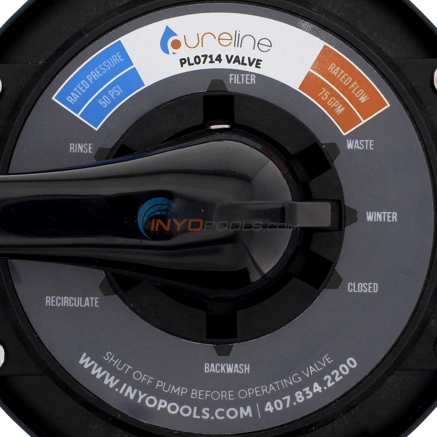 SP0714T 1.5" Vari-Flo XL Top Mount Valve for Hayward Sand Filters | By ...