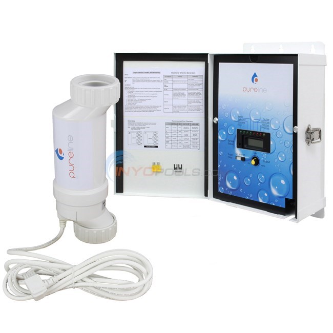 Pureline Pool Salt System 60,000 Gallons, Chlorine Generator, Control ...