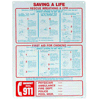 Poolmaster Saving A Life Sign - POM40366 - INYOPools.com