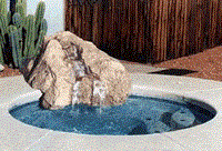 Pool Rock Loveland Waterfall - Sandstone - INYOPools.com