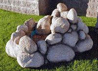 Pool Rock River Rock Fountain - Sandstone - RIVERROCK - INYOPools.com