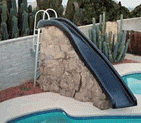 Pool Rock Rock Slide- Sandstone - ROCKSLIDE - INYOPools.com