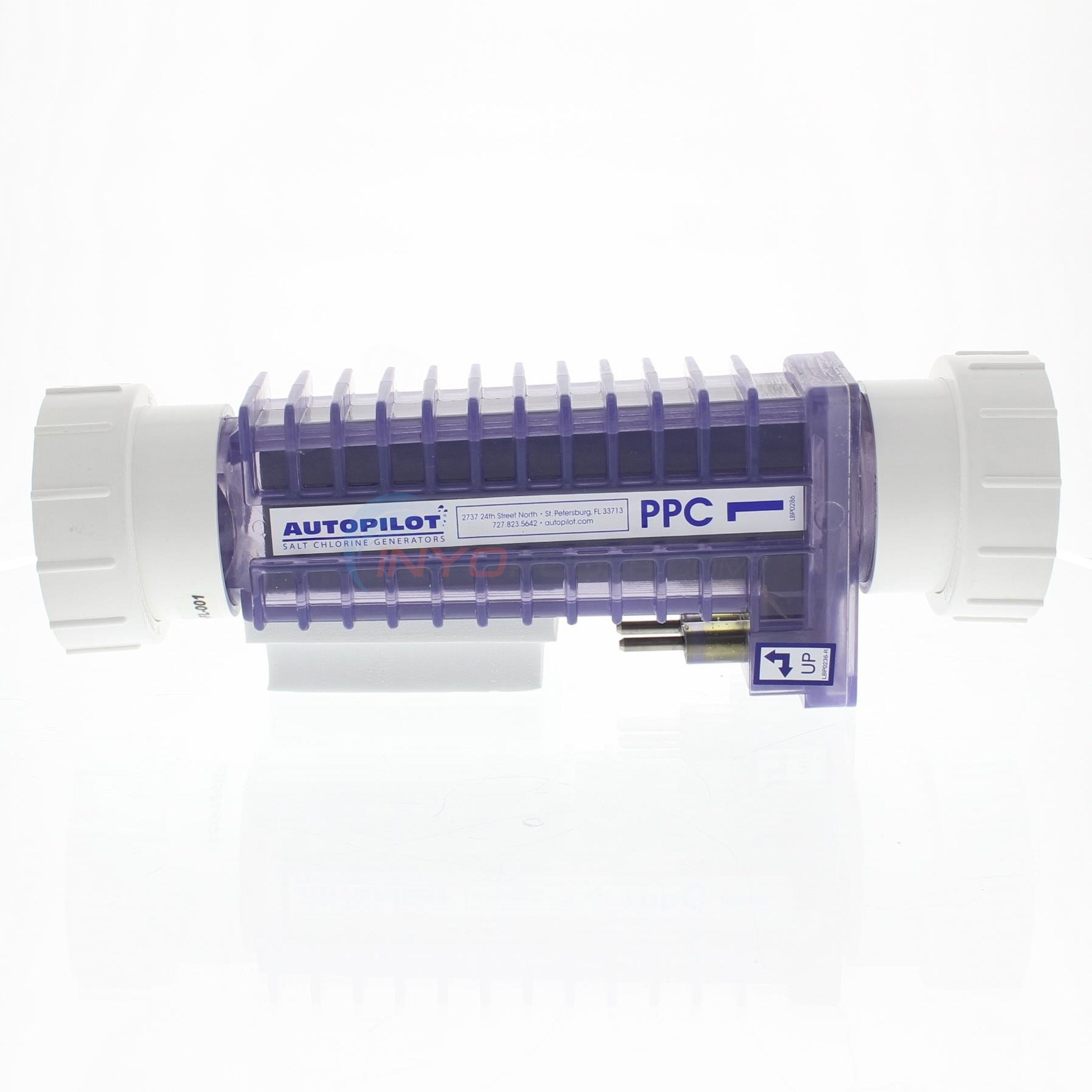 Pool Pilot Nano Replacement Cell with Female Unions - PPC1 - INYOPools.com