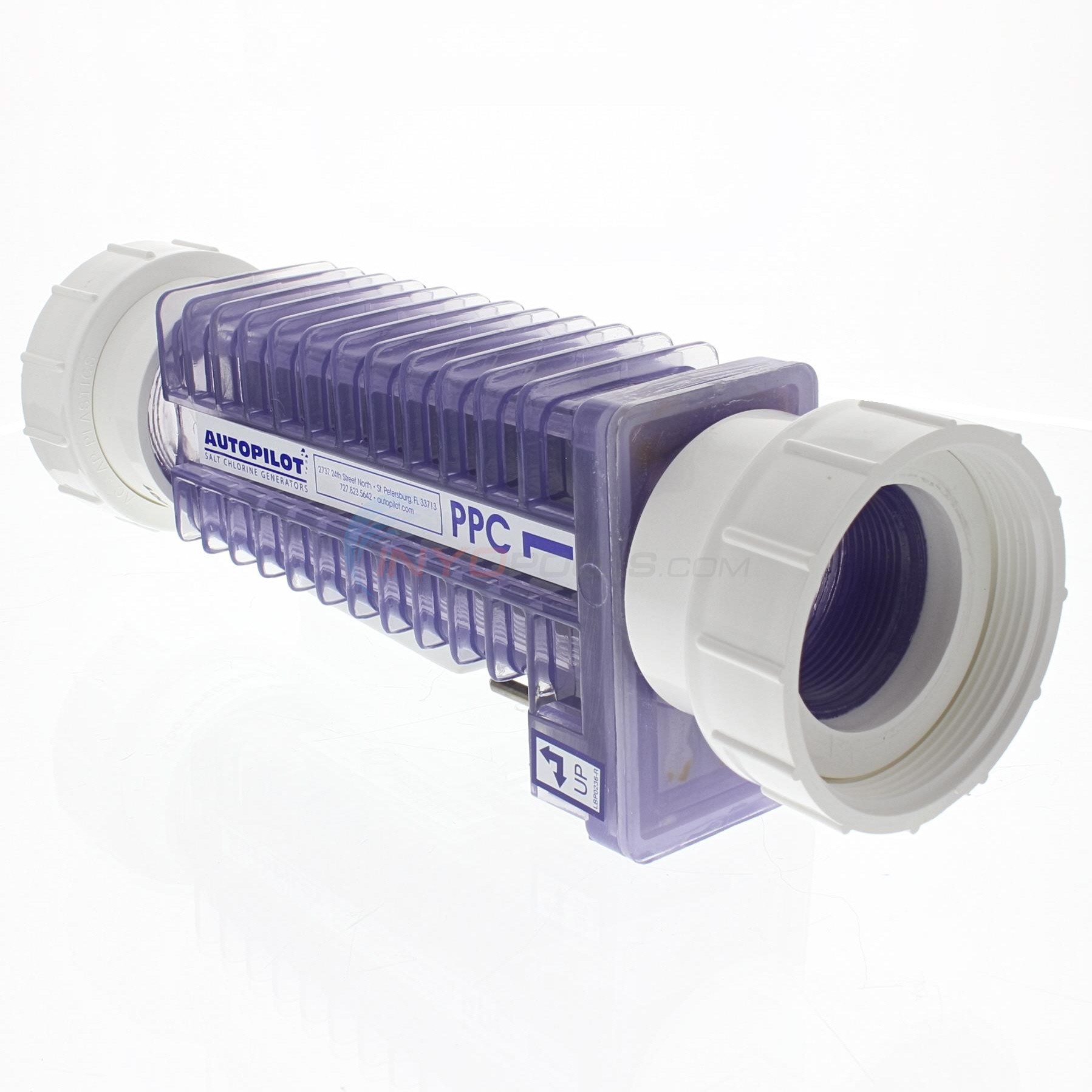 Pool Pilot Nano Replacement Cell with Female Unions - PPC1 - INYOPools.com