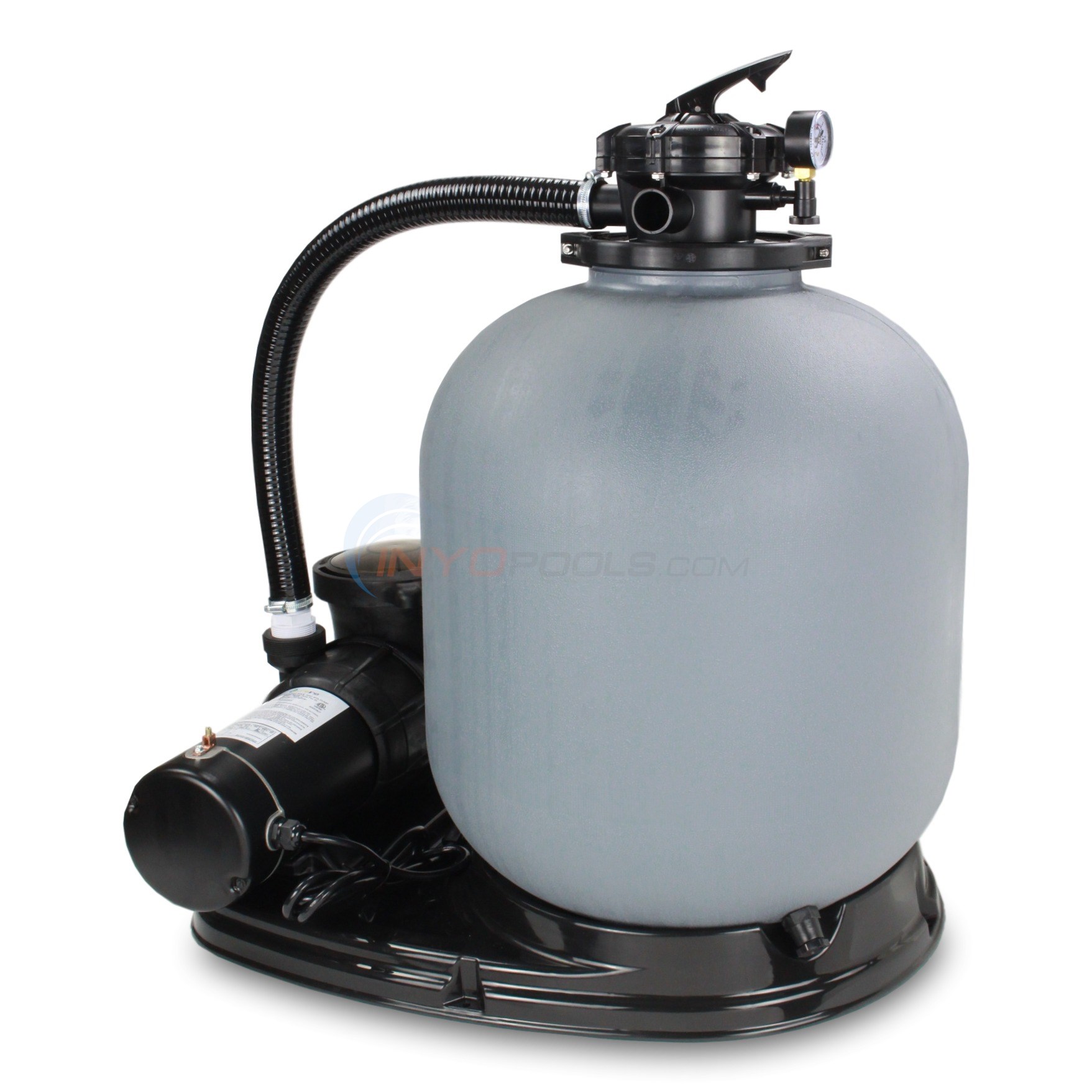 Pureline 19" Above Ground Pool Sand Filter System w/ 1 HP Pump ...