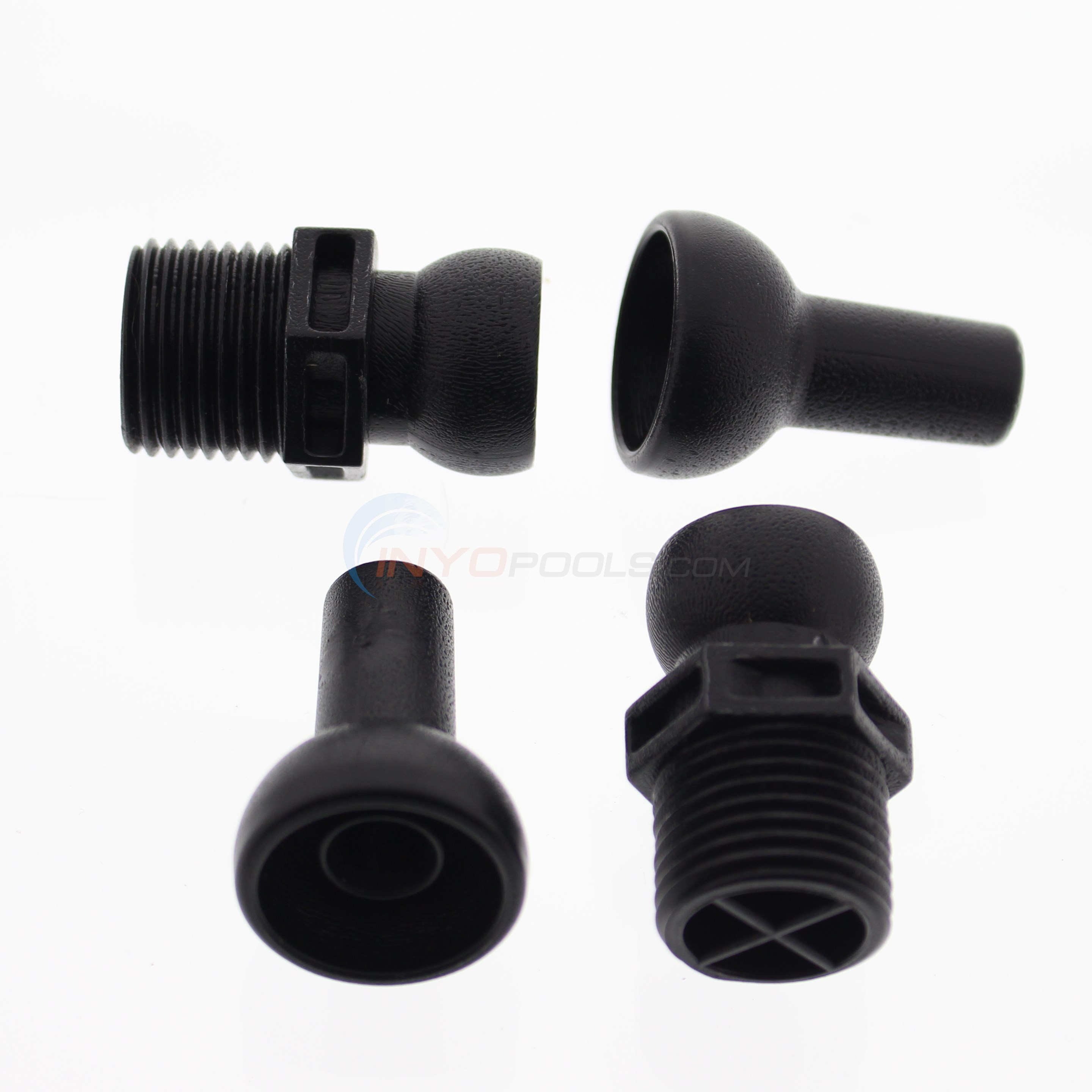 Pentair Magicstream Deck Jet II Nozzle Kit with Base And Swivel, Set Of ...