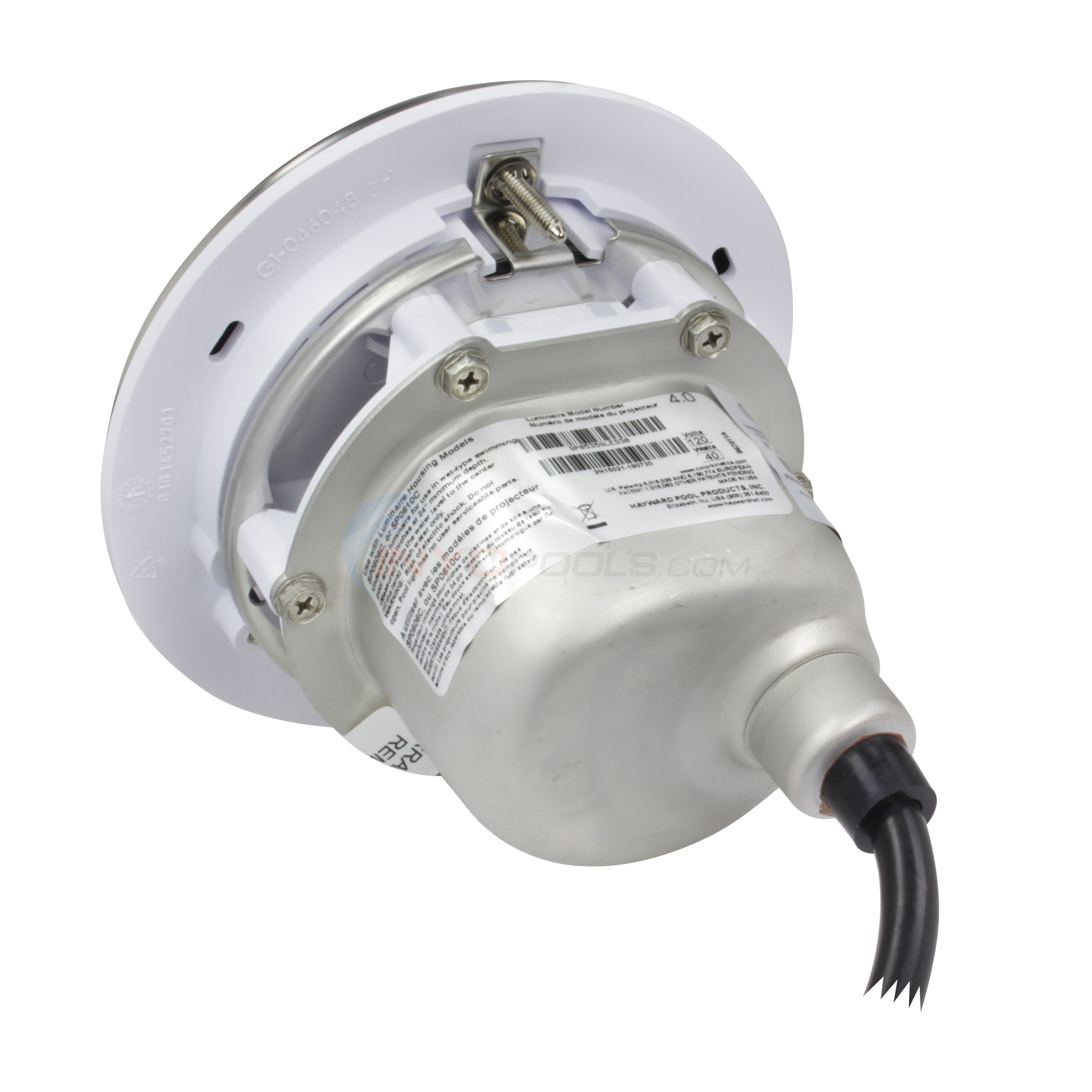 ColorLogic Spa Light 120V 30 Ft. Cord w/ Stainless Steel Face Ring Gen ...