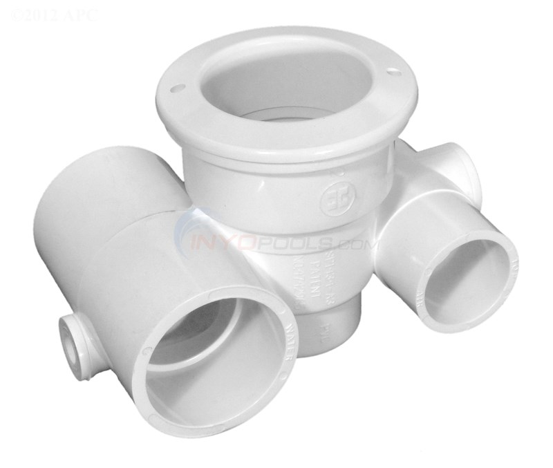 Hayward Jet Air III Body Assembly, 1"" Air x 1-1/2"" Water, With ...