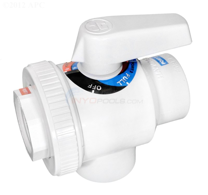 Hayward 4-way Ball Valve Wg - SP0735 - INYOPools.com