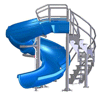 Vortex Pool Slide - INYOPools.com